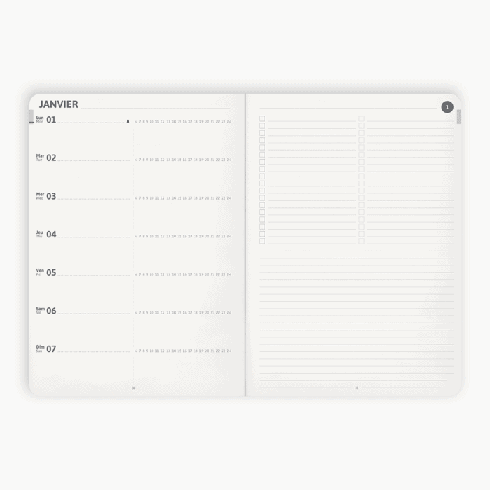 SIMPLE Édition Semaine - Agenda semainier 2024 - My 365
