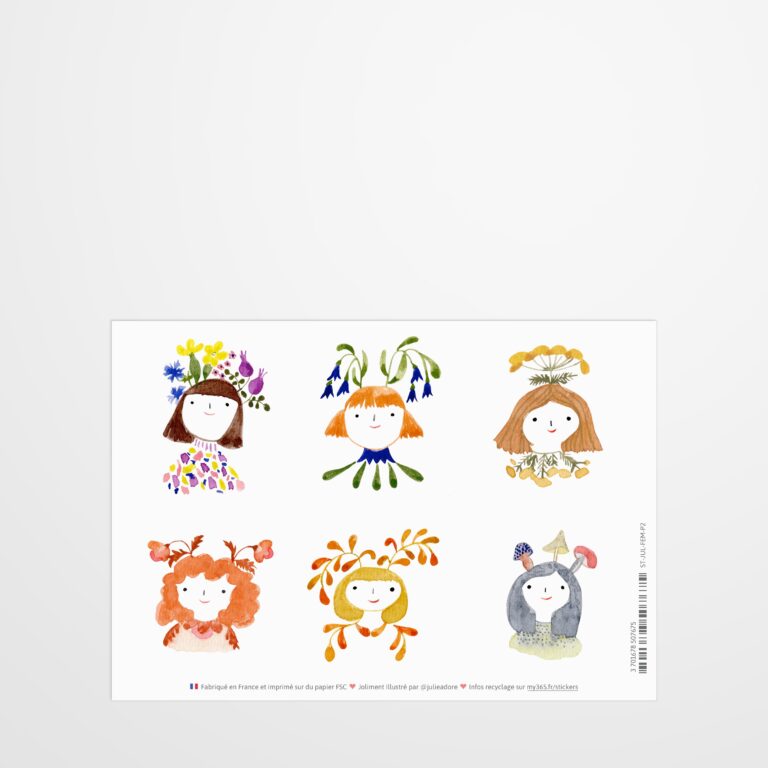 Les stickers "12 femmes de Julie Adore" - My 365
